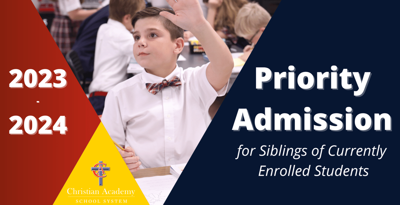 2023-2024 Priority Admission for Siblings of Currently Enrolled ...