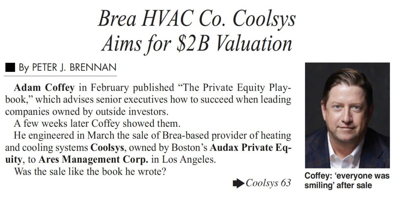 Adam E. Coffey in the Media